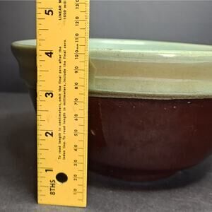 Red Wing Pottery | Dining | Vintage Red Wing Pottery Bowl 8 Brown Teal ...